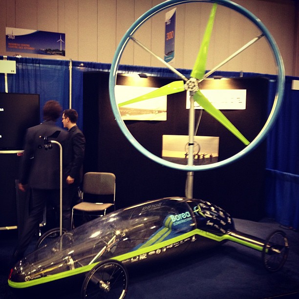 Chinook wind-powered vehicle – Rohloff equipped! #bikenerd #CanWEA2012 ...