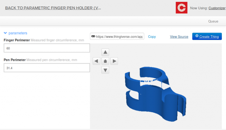Thingiverse Customizer: a tiny guide – We Saw a Chicken
