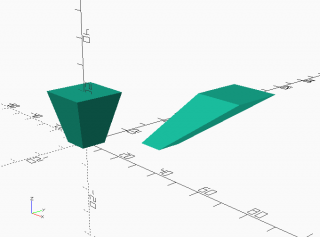 Symmetric chamfered extrusion in OpenSCAD – We Saw a Chicken