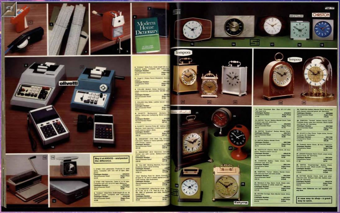 All of the Argos Catalogues – We Saw a Chicken